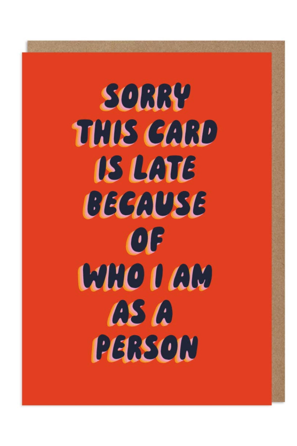 Sorry This Card Is Late - Birthday Card – The Edit